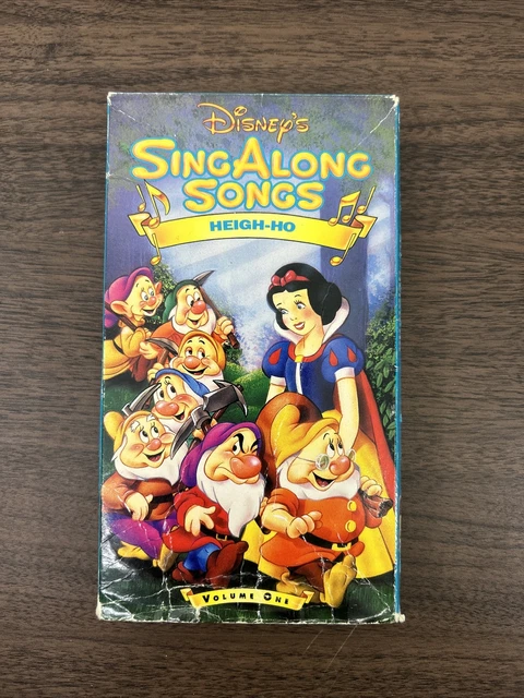 DISNEYS SING ALONG Songs - Snow White: Heigh-Ho (VHS, 1994) $13.36 ...