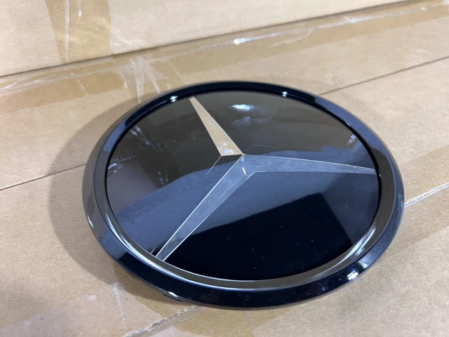 MERCEDES BENZ CHROME MIRROR GRILL STAR EMBLEM 18.5cm A B C CLA SLK ...