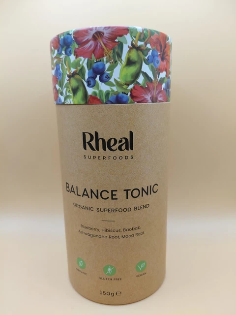 NEW SEALED RHEAL Balance Tonic Superfood 150g BBE 17/7/24 Powder Gluten ...