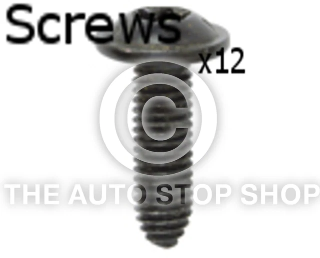 VIS AILES & Pare-Chocs 6 x 20MM Zn Noir Citroen C4 Picasso / C8 Etc ...