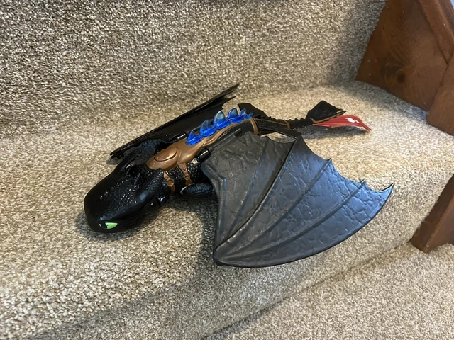 HOW TO TRAIN Your Dragon Toothless Light Up 15” figure 2016 Dreamworks ...
