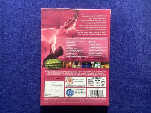 DIRTY DANCING 20TH Anniversary Two-Disc (DVD] 1987 New Sealed Region 2 ...