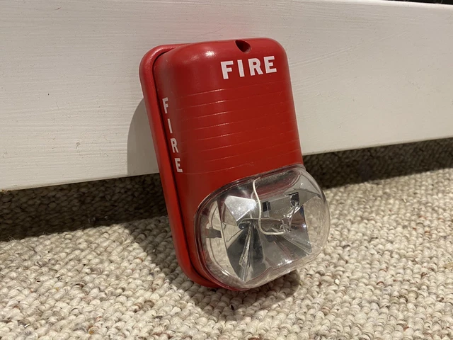 RARE SYSTEM SENSOR S2475 Fire Alarm Strobe with Footprint Mounting ...