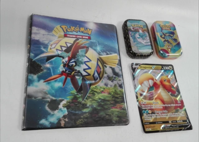 POKEMON ASSORTED CARDS And Tins Binder Dragonite Large Card 2023 EUR 11 ...