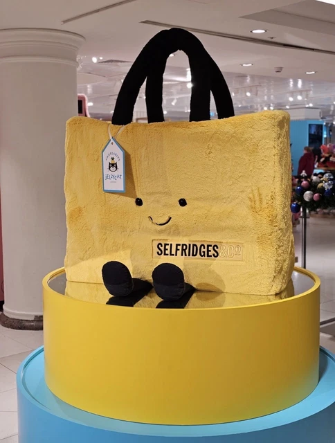 JELLYCAT X SELFRIDGES Exclusive Yellow Bag Plush | BNWT | Selfridges ...