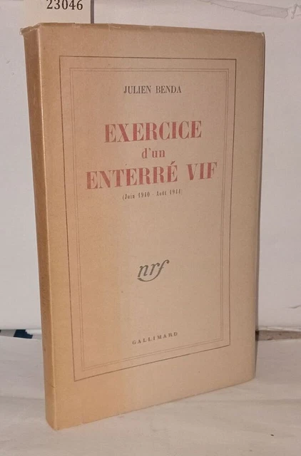 EXERCICE D'UN ENTERRÉ vif ( Juin 1940-Aout 1944 ) | Benda Julien | Bon ...