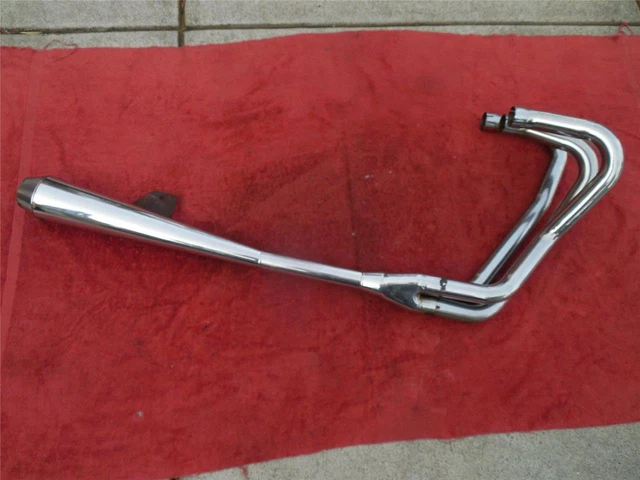 TRIUMPH T150 TRIDENT 3-INTO-1 EXHAUST SYSTEM Pipes & Silencer 750 ...