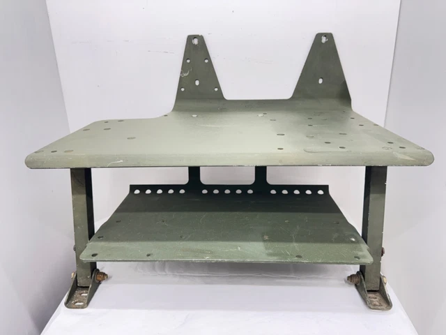 HUMMER HMMWV HUMVEE Radio Rack Tray Double Upper & Lower W/ Base Mtg ...