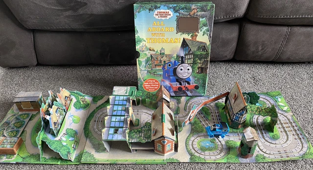 THOMAS THE TANK Engine Pop up Book, "All aboard with Thomas" With Wind ...