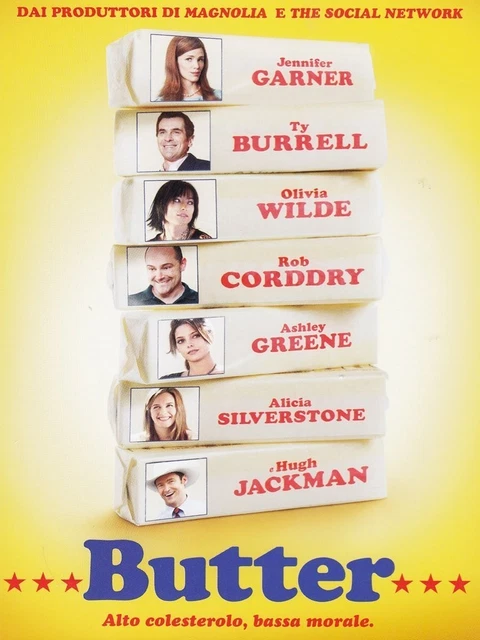 BUTTER (DVD) JENNIFER Garner Ty Burrell Garrett Schenck Kristen Schaal ...