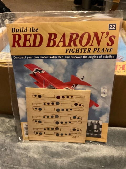 BUILD THE RED Baron's Fighter Plane By Hachette-Issue 22 Inc Part-New ...