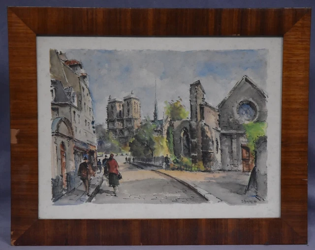 JULIAN BROSIUS : Rue de PARIS église St JULIEN le PAUVRE & NOTRE DAME ...