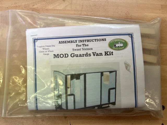IP ENGINEERING MOD Guards Van, 16mm SM32 garden railway G45 £25.00 ...