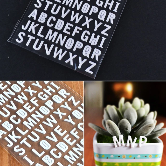 6 SHEETS CHILD Glitter Cardstock Alphabet Letters Foam Stickers £10.29 ...