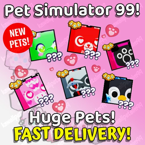 🐰🥕 HUGE PETS! 🥕🐰 | Pet Simulator 99 | Roblox PS99 | Fast Delivery ...