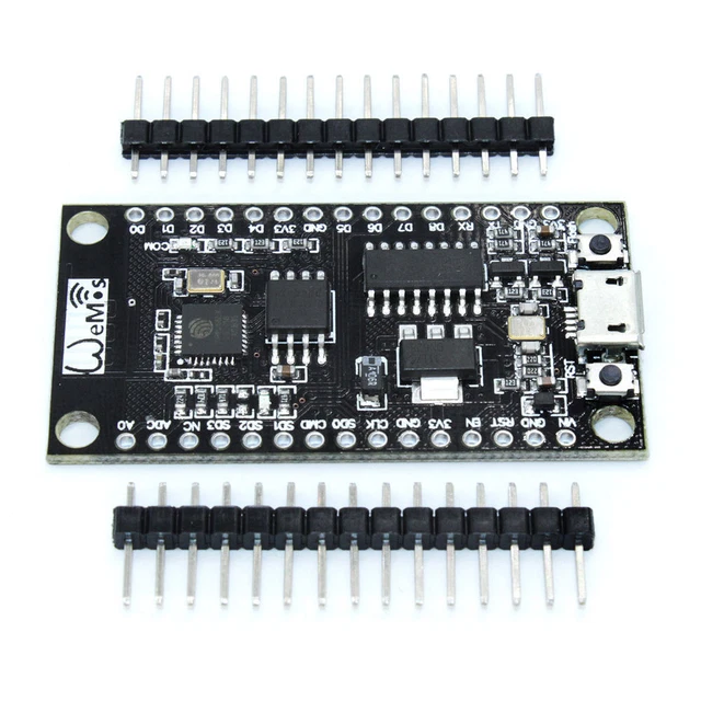 NODEMCU V3 LUA WIFI ESP8266+32M Extra Memory Flash USB-Serial CH340G ...