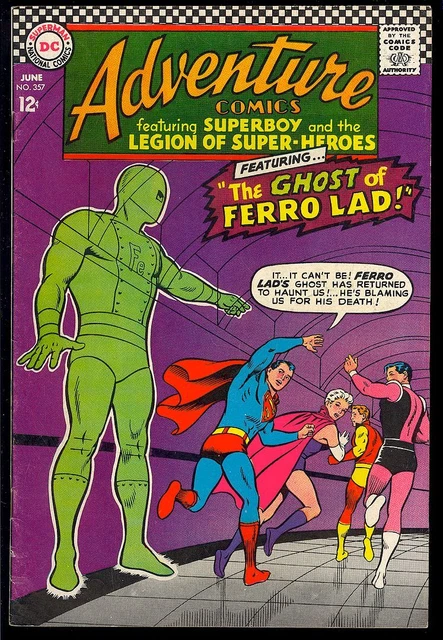 ADVENTURE COMICS #357 Belle Légion de Super-Héros Âge d'Argent DC 1967 VG-FN EUR 2,08 - PicClick FR