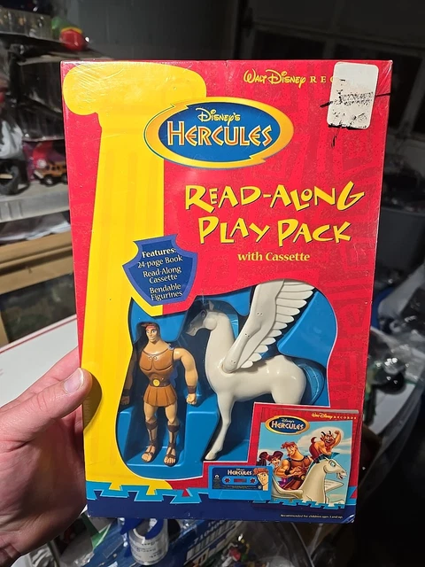 VTG 90'S DISNEY'S Hercules Read Along Play Pack Storybook and Cassette ...