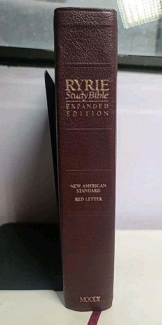 RYRIE STUDY BIBLE, Expanded Edition, Red Letter 1995 $92.99 - PicClick