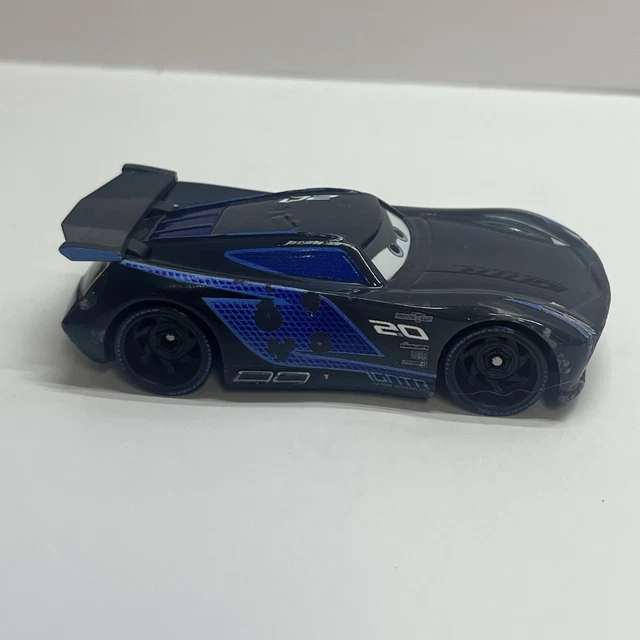 DISNEY PIXAR CARS jackson storm 1:55 scale die cast vehicle blue gray ...