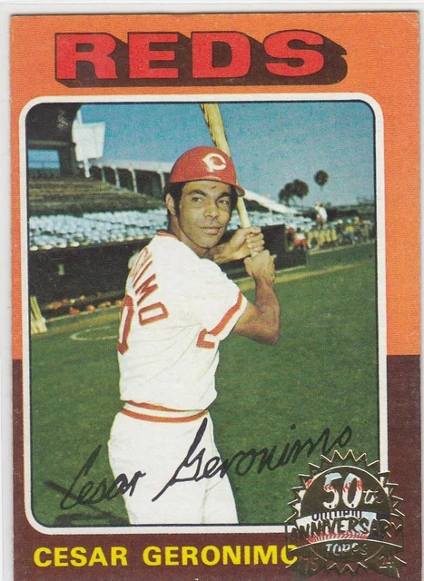 CESAR GERONIMO TOPPS Heritage 1975 75 Rachat 50E Timbre Or Rouge #41 2024 24 EUR 11,18 - PicClick FR