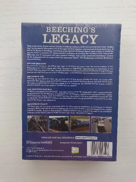 BEECHINGS LEGACY THE Reshaping Of Britain's Railways DVD Box Set New ... BEECHINGS LEGACY THE Reshaping Of Britain's Railways DVD Box Set New ...