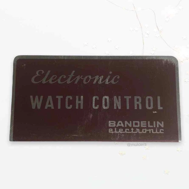 VINTAGE BANDELIN ELECTRONIC Watch Control Metal Display Self Standing ...