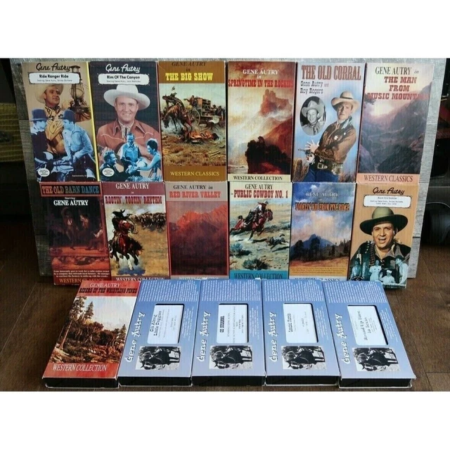 LOT OF 17 Gene Autry VHS Tapes, westerns $29.99 - PicClick CA