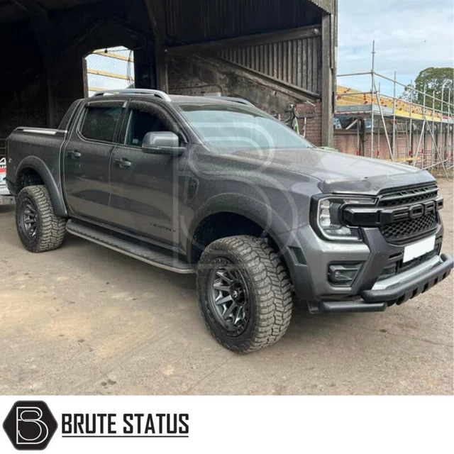 FORD RANGER 2023+ Wide Body Wheel Arches Fender Flares Kit Raptor Style ...