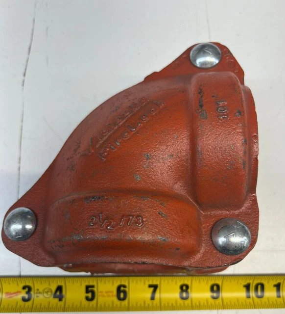 2-1/2& VICTAULIC FIRELOCK Style 101 90° Elbow Ductile Iron F024101GE0 ...
