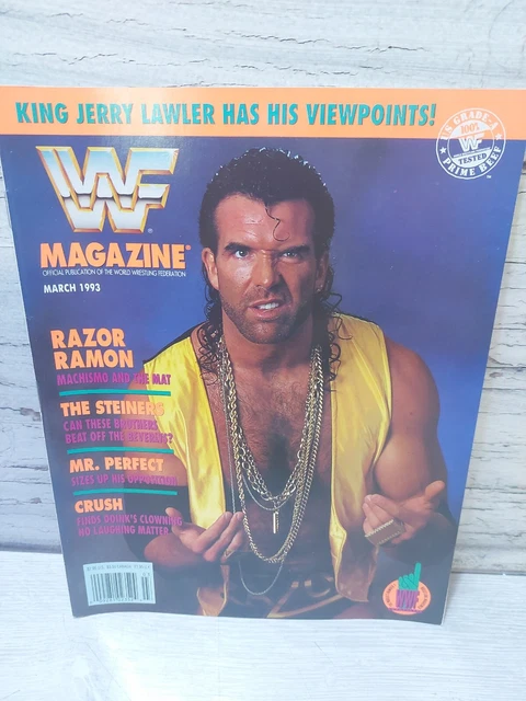 WWF WRESTLING MAGAZINE Razor Ramon March 1993 wwe SCOTT HALL $13.92 ...