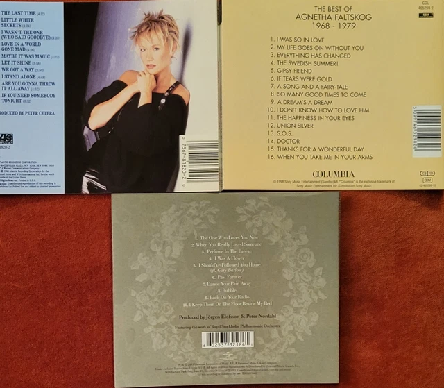 AGNETHA FALTSKOG 3 CD LOT RARE OOP HTF ABBA Peter Cetera $99.99 ...