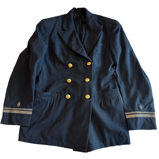 VINTAGE US NAVY Officer Service Dress Blue SDB Uniform Coat Jacket ww2 ...