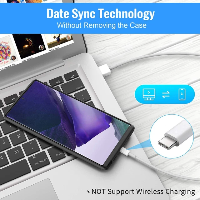 8500MAH AKKUHÜLLE FÜR Samxung Galaxy Note20 Ultra/S20 Ultra Ladehüllen ...