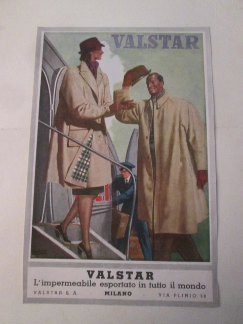 VALSTAR MILANO Pubblicita' Advert originale d'epoca anni '30 EUR 9,90 ...