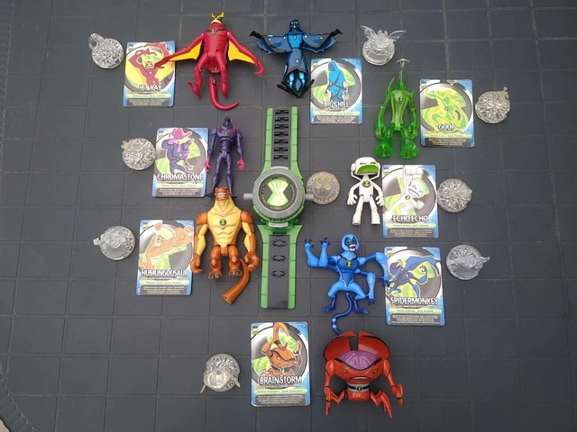 BEN 10 ALIEN Force - Montre Ultimate Omnitrix + 8 Figurines + 9 Crystal ...