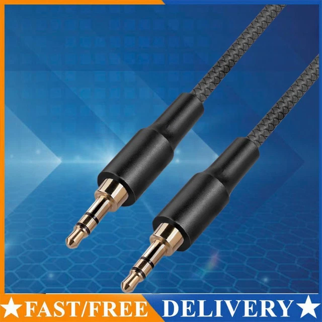 AUX CABLE JACK 3.5mm Copper Wire Stereo Audio Cable for Car Headphones ...
