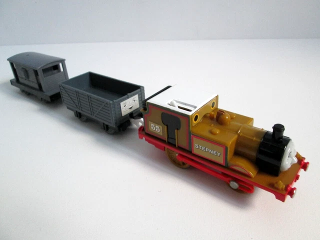 THOMAS THE TANK Engine Tomy Trackmaster Stepney Battery Train + Truck ...