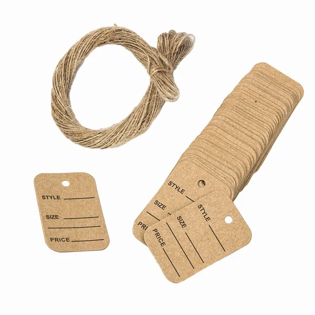 CARTELLI DEI PREZZI etichette di carta kraft carte etichette di carta ...