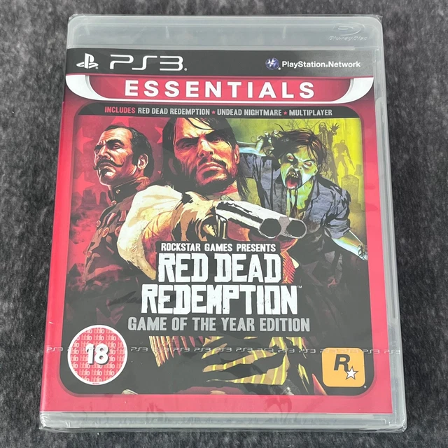 RED DEAD REDEMPTION Game Of The Year Edition PS3 PlayStation 3 Game NEW ...