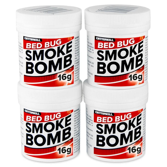 BED BUG KILLER Treatment PRO Smoke Fumer Pest Fogger CritterKill Smoker ...
