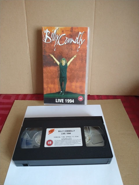 BILLY CONNOLLY LIVE 1994 VHS VIDEO 18 Stand Up Comedy £2.50 - PicClick UK