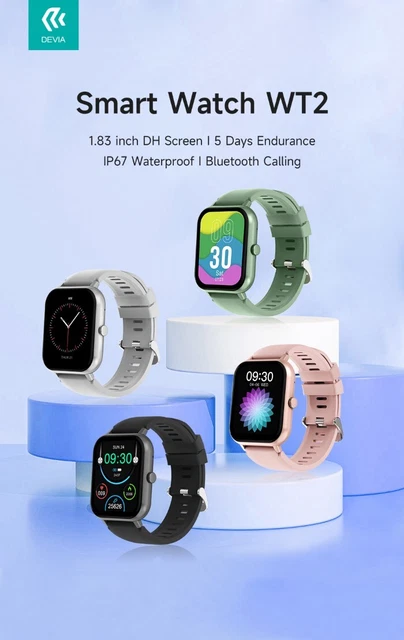 DEVIA SMART WATCH WT2 IP67 modello ZL54C Verde EUR 44,06 - PicClick IT
