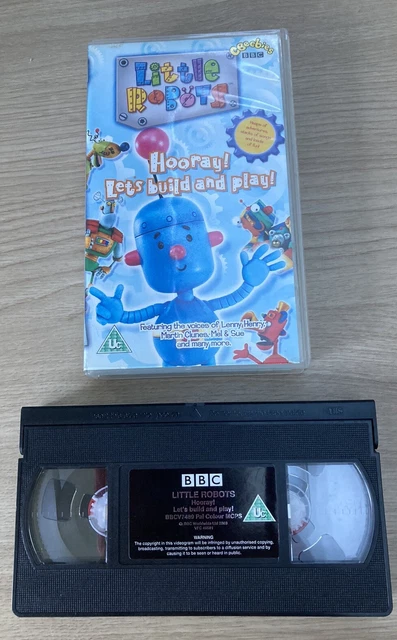 LITTLE ROBOTS CBEEBIES Bbc Vhs Tape - Hooray! Let’s Build And Play! £25 ...