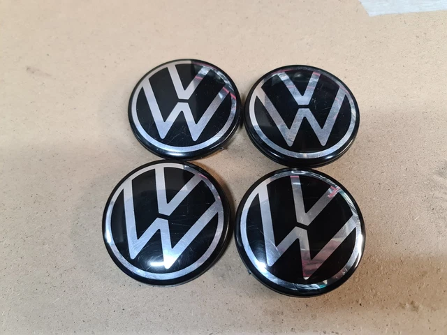 VW ALLOY WHEEL hub centre caps emblem logo 5H0601171 Golf Tiguan Passat ...