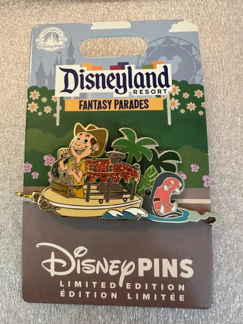 DISNEY DISNEYLAND FANTASY Parades Pin 2024 Jungle Cruise Skipper Boat ...