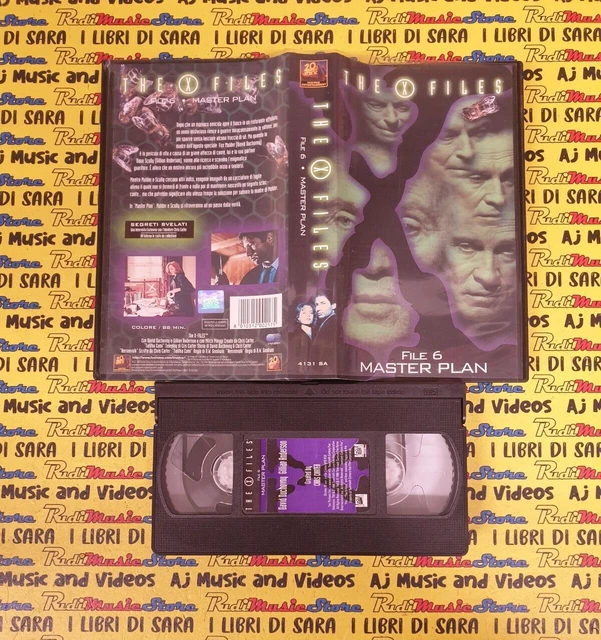 VHS FILM THE X FILES FILE 6 MASTER PLAN 1996 david duchovny g. anderson ...