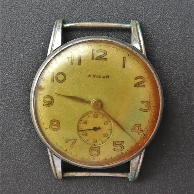 ENICAR VINTAGE MILITARY Watch A-R 410 412 Reloj Montre Orologio Uhr ...