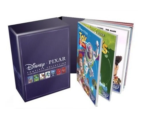 DISNEY PIXAR COLLECTION in 10 DVD - Out of Catalog with Gold Hologram £ ...