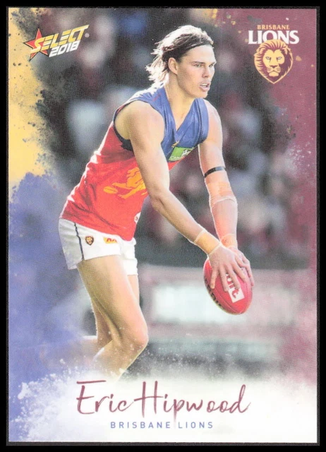 AFL 2018 SELECT Brisbane Lions Eric Hipwood 22 30 Football Sport CB-1-1 ...